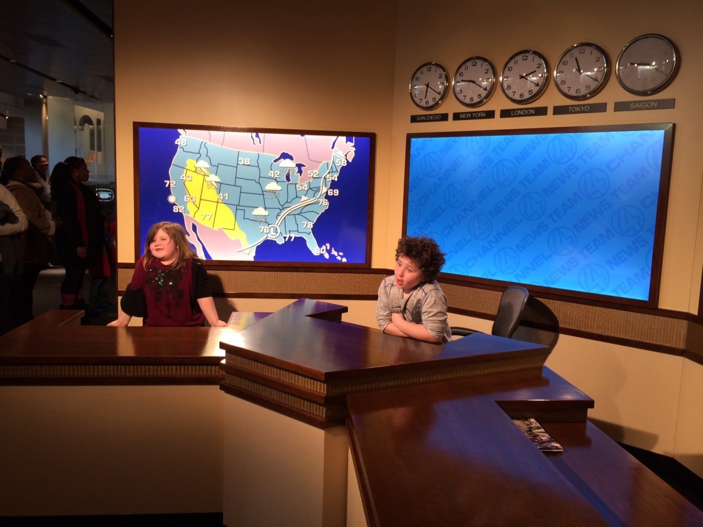 kids at the news desk - Kidventurous